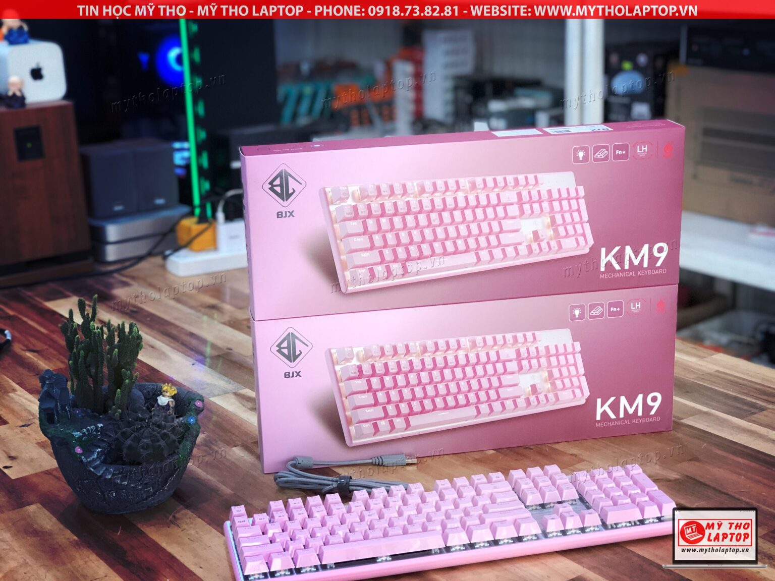 Phím cơ BJX KM9 - Pink » Mỹ Tho Laptop