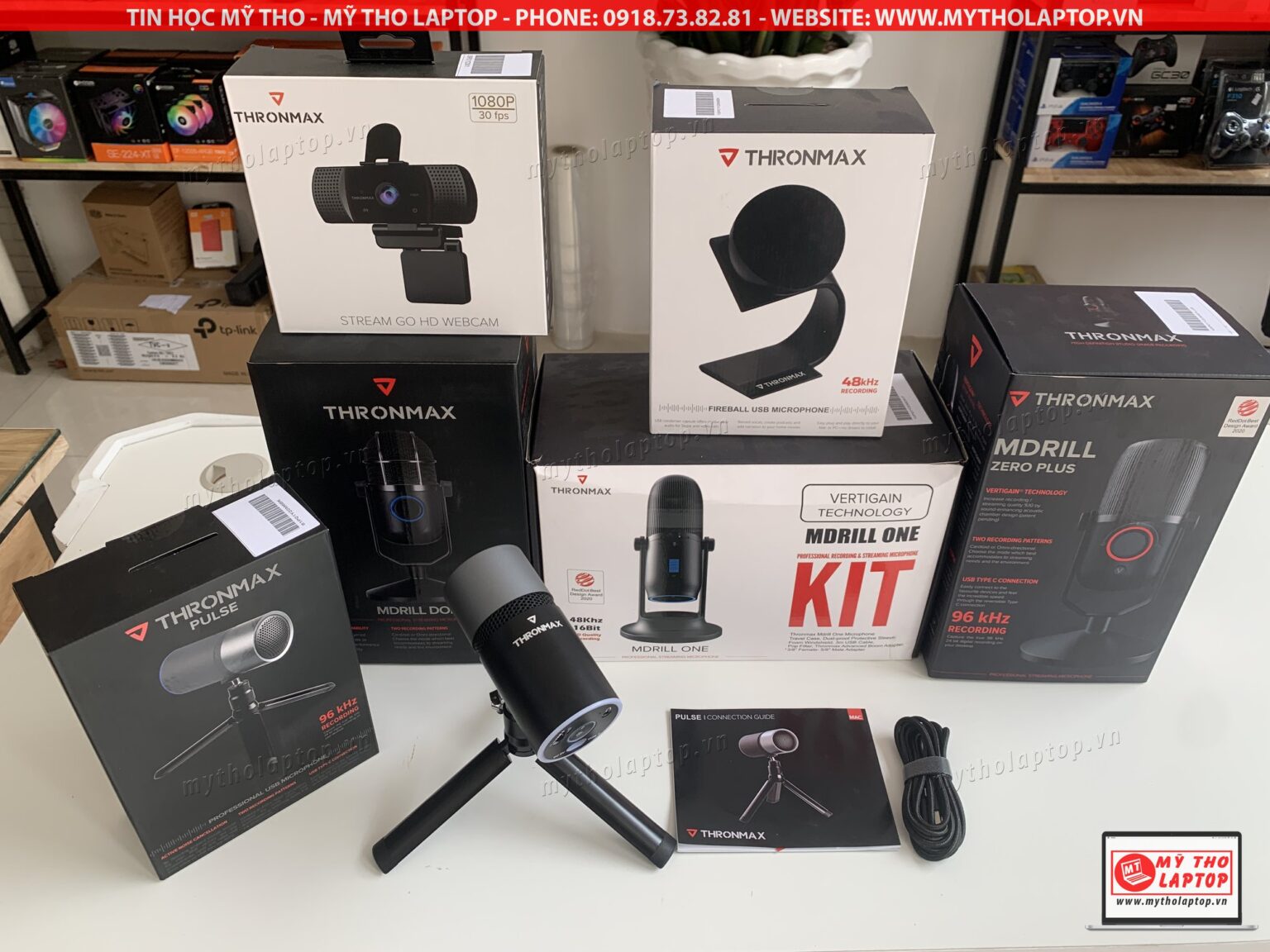 Microphone Thronmax Mdrill Pulse M8 » Mỹ Tho Laptop