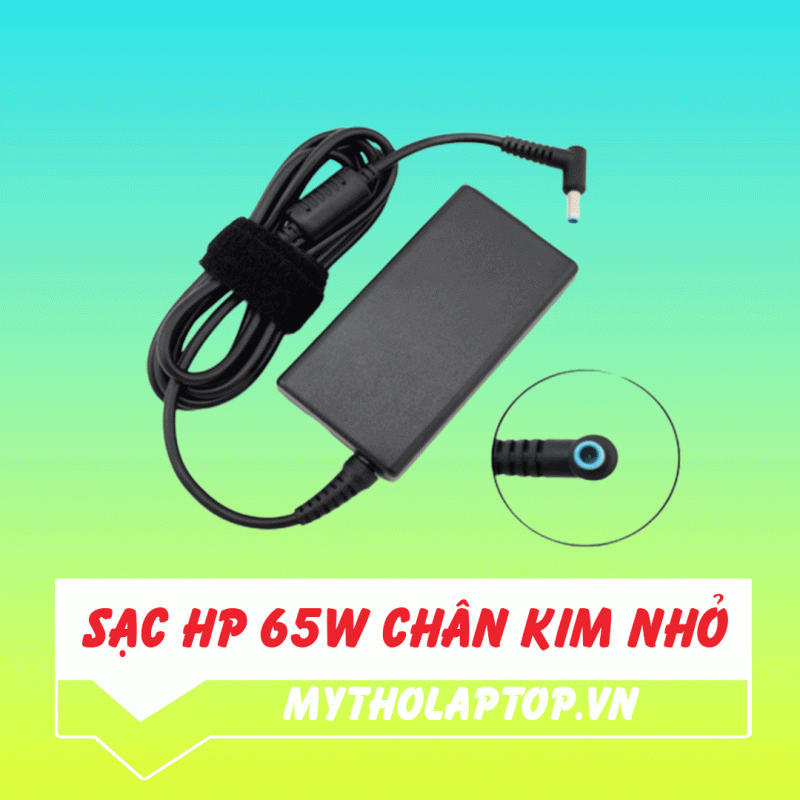 Sạc HP 65W chân kim nhỏ » Mỹ Tho Laptop