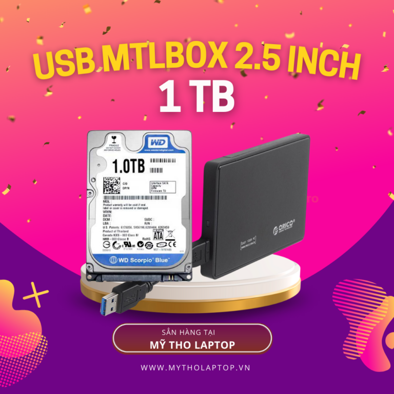 USB MTL Box 1TB 2.5 inch » Mỹ Tho Laptop